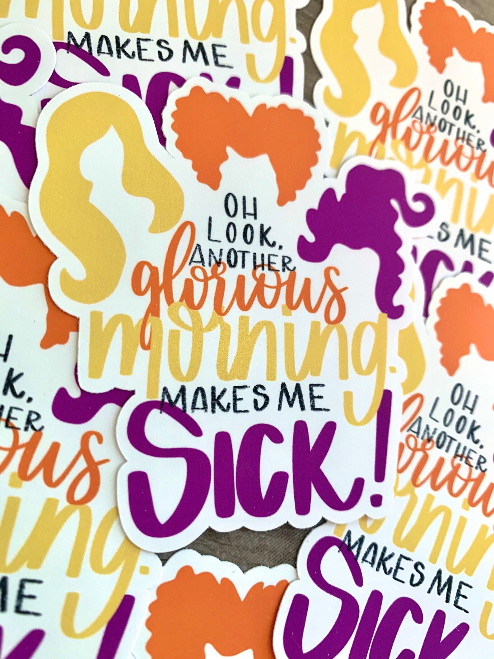 Halloween Sticker Hocus Pocus Vinyl Sticker Sanderson - Etsy