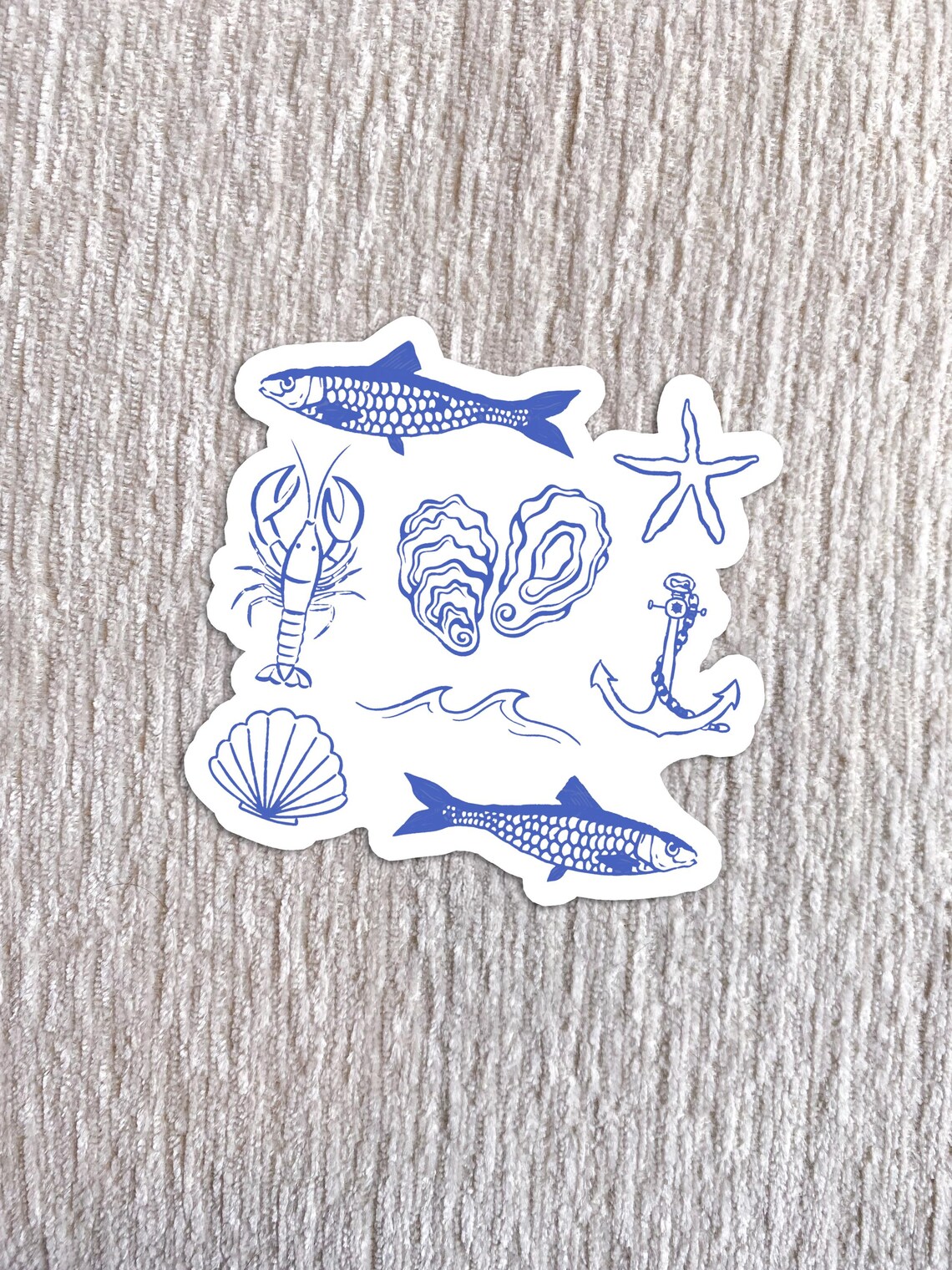 Coastal Girlie Sticker Pack, Vinyl Sticker, Beach Sticker, Summer ...