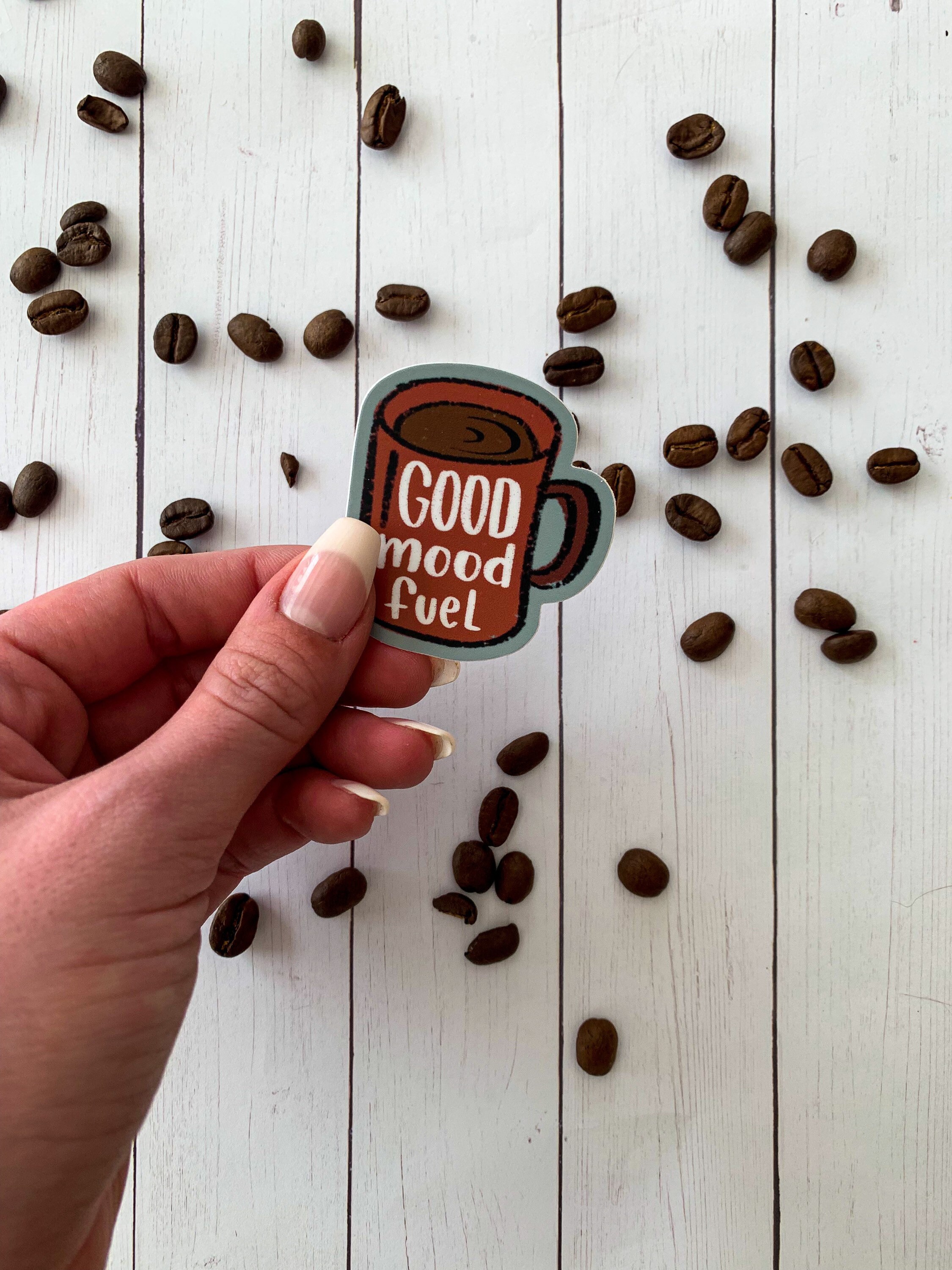 Coffee Sticker| Good Mood Fuel |coffee Mug Sticker, Coffee Lover, Vinyl ...