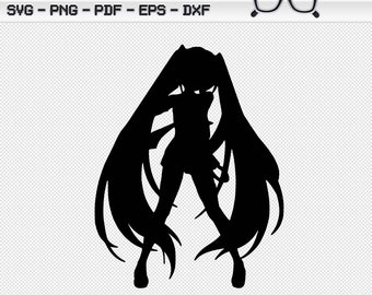 Miku Hatsune Svg - Etsy