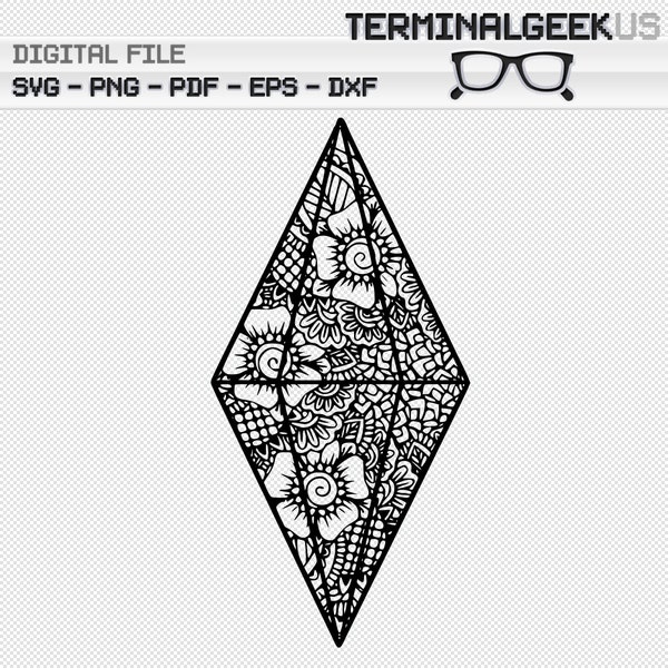 Sim Plumbob Svg - Etsy UK