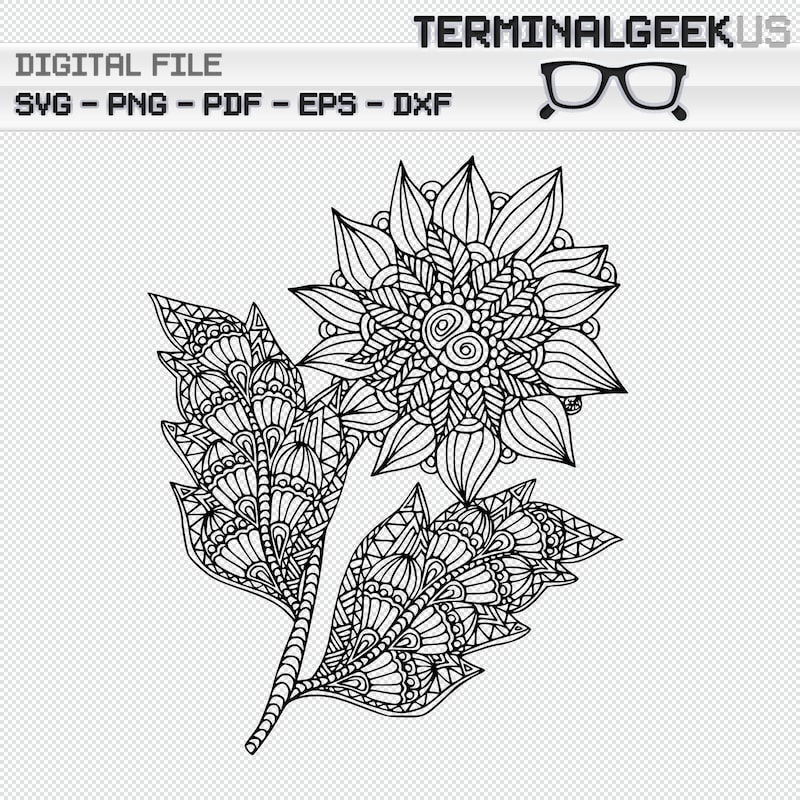 Sunflower Mandala - Etsy