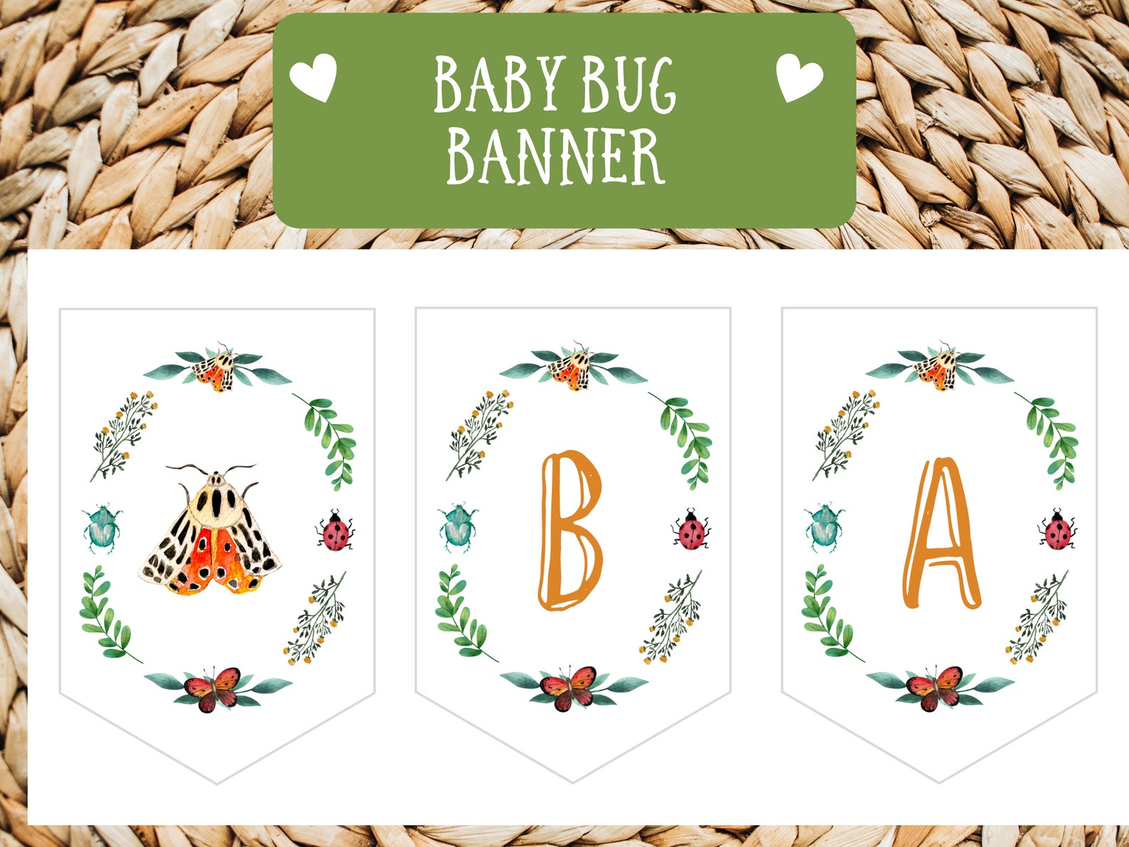 Bug Baby Shower Invitation Bug Party Insect Baby Shower - Etsy