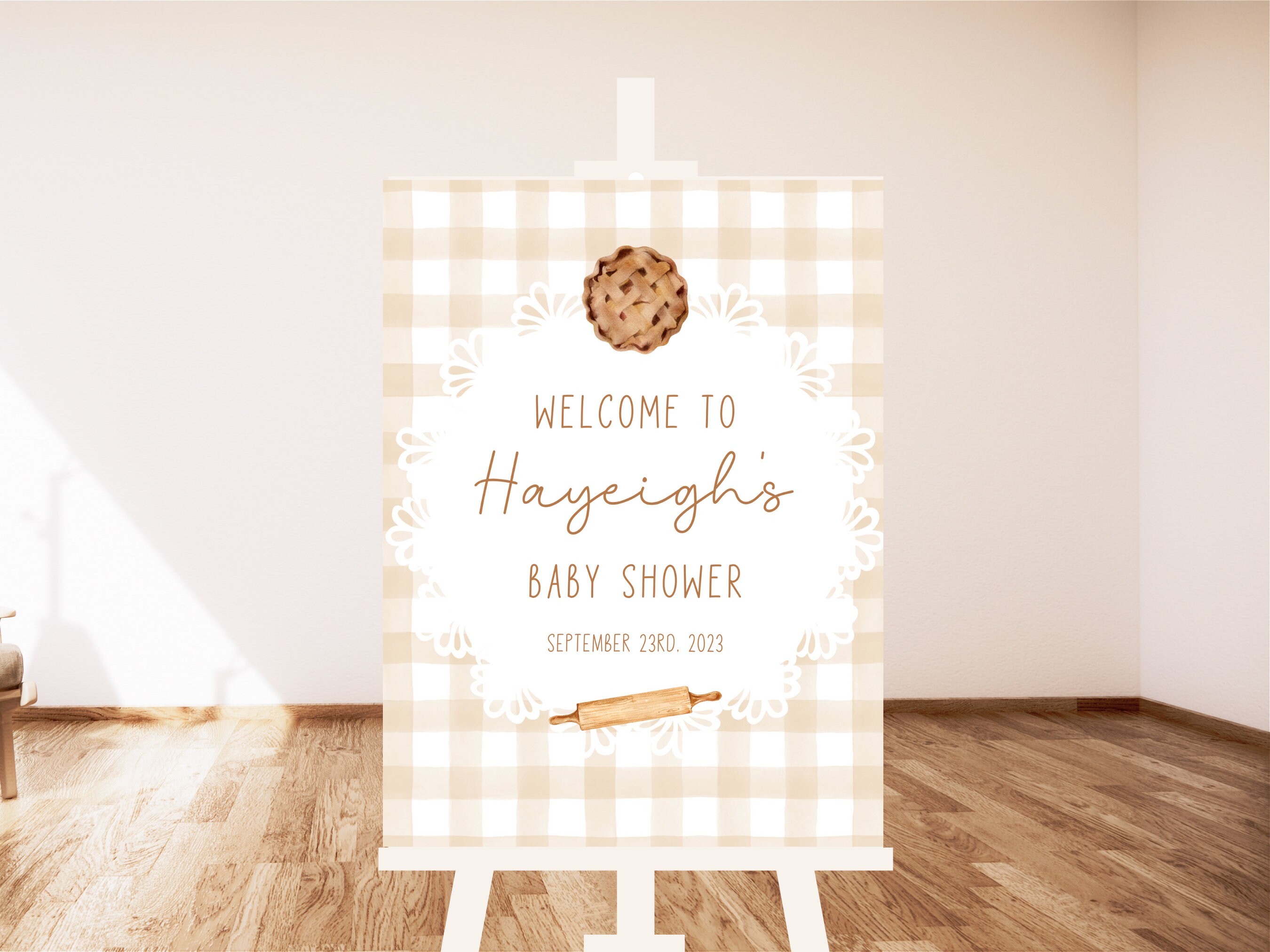 Cutie Pie Baby Shower Signs | Diaper Raffle Sign | Sweet as Pie | Gift ...