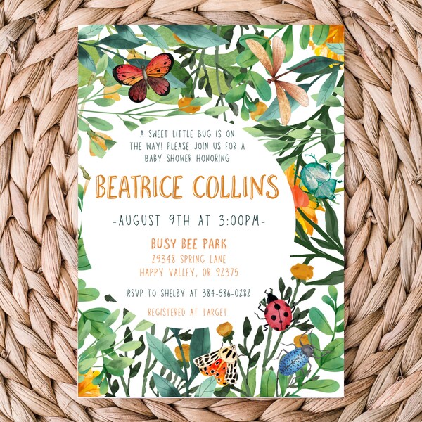 Bug Baby Shower - Etsy