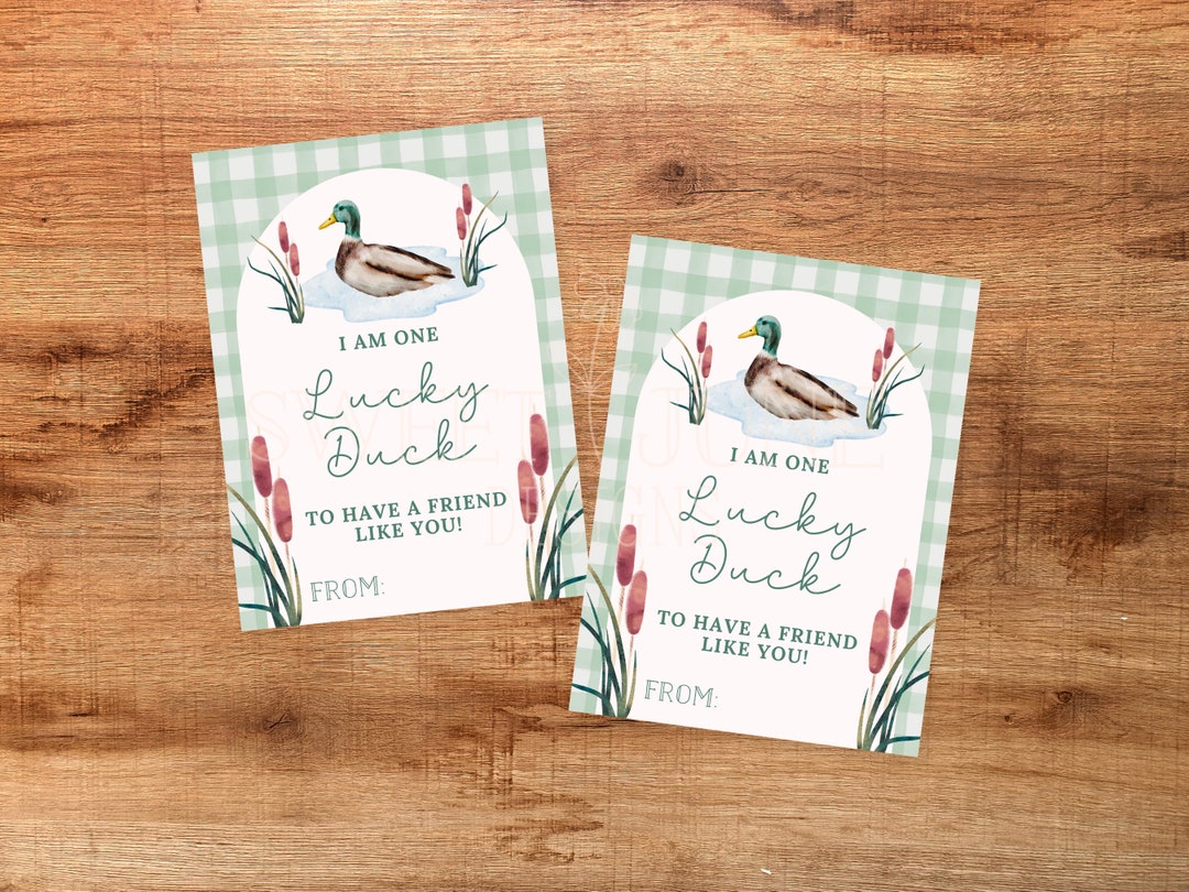 Duck Valentines Day Cards | School Valentine | Kids Valentines Cards ...
