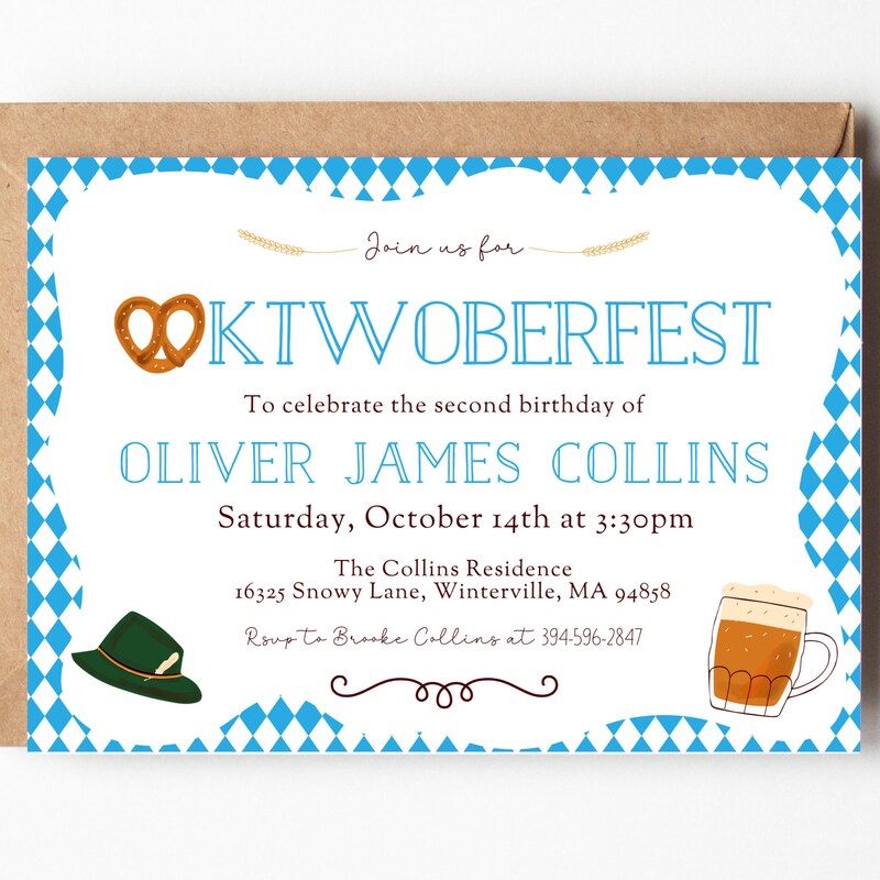 Oktoberfest Invitation - Etsy