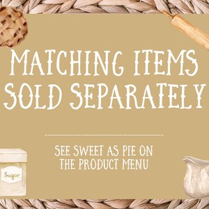 Baking Gift Tags Sweet as Pie Favor Tags Printable Baking Tags Rolling ...