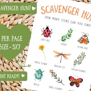 Bug Scavenger Hunt | Bug Birthday Game | Bug Birthday | Bug Party ...