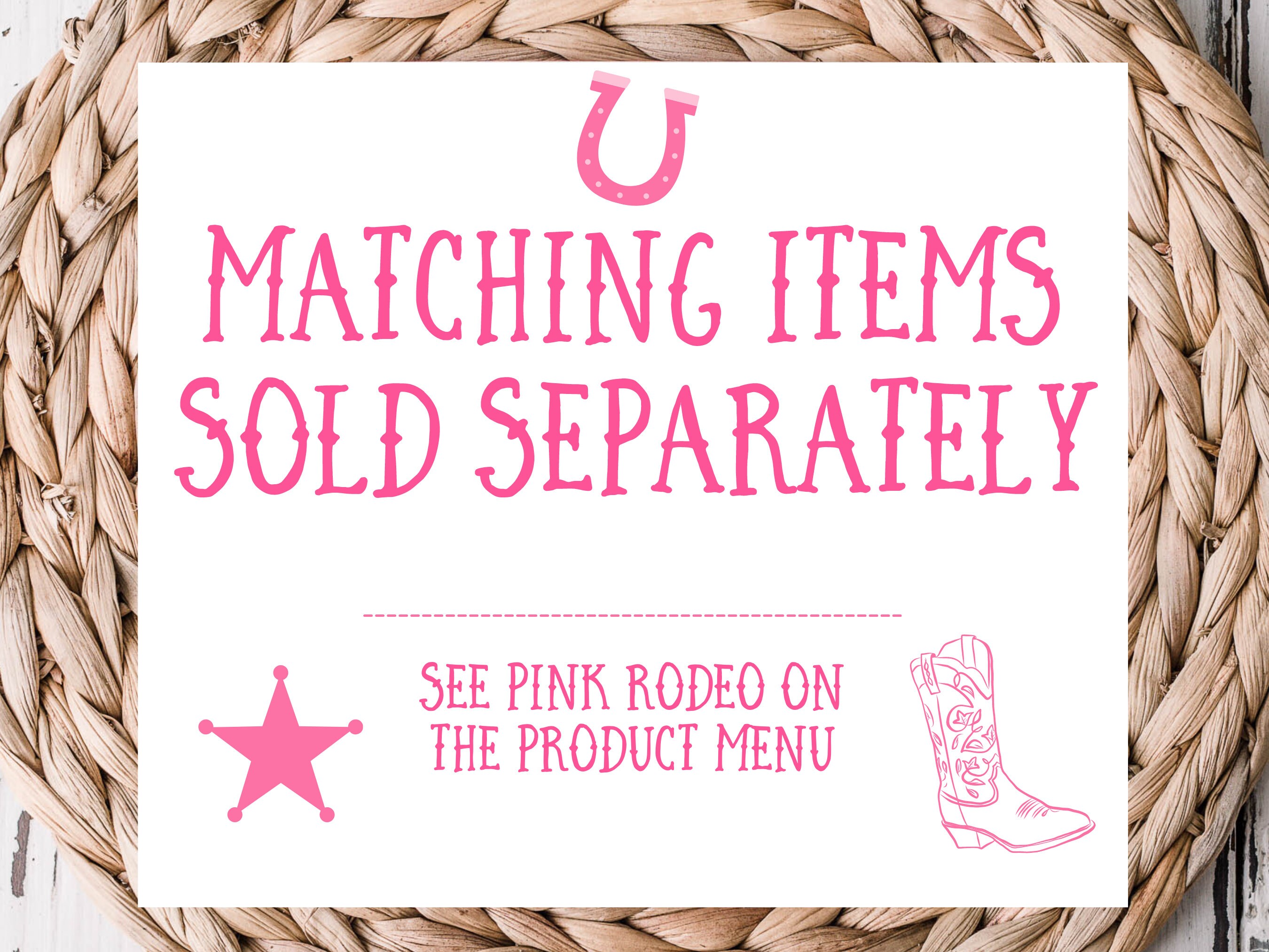 Pink Rodeo Birthday High Chair Banner Disco Cowgirl Pink - Etsy