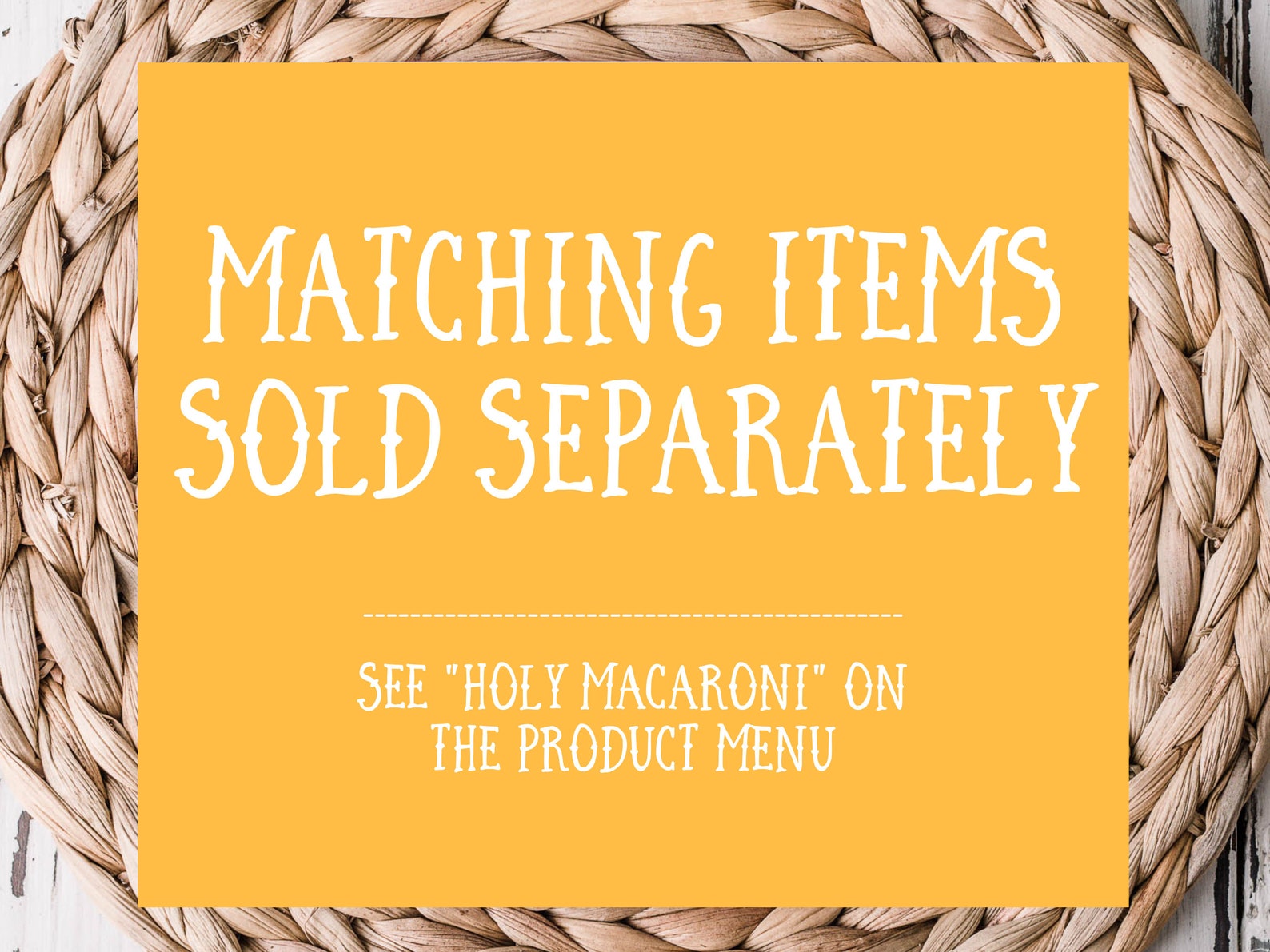 Holy Macaroni Mac & Cheese Banner Macaroni and Cheese | Etsy