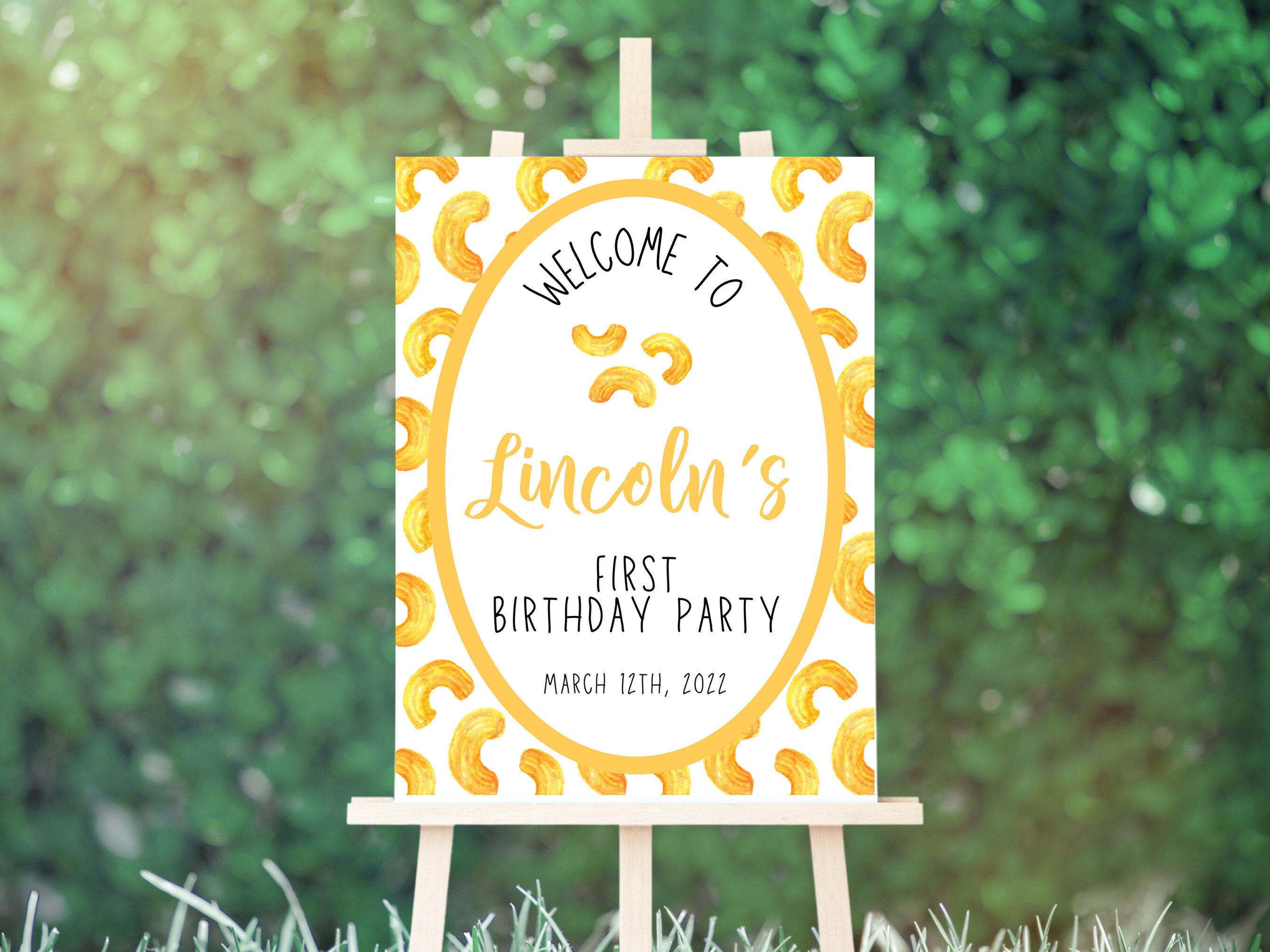 Holy Macaroni Mac & Cheese Banner Macaroni and Cheese | Etsy