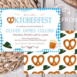 Oktoberfest Birthday Invitation Onetoberfest Birthday Invitation ...