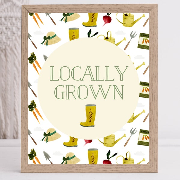 Garden Party Sign - Etsy