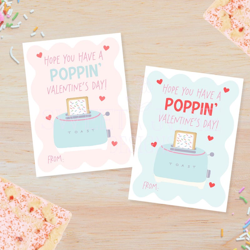 Pop Tart Valentine - Etsy