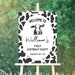 Cow Birthday Sign Let's Party Till the Cows Come Home - Etsy