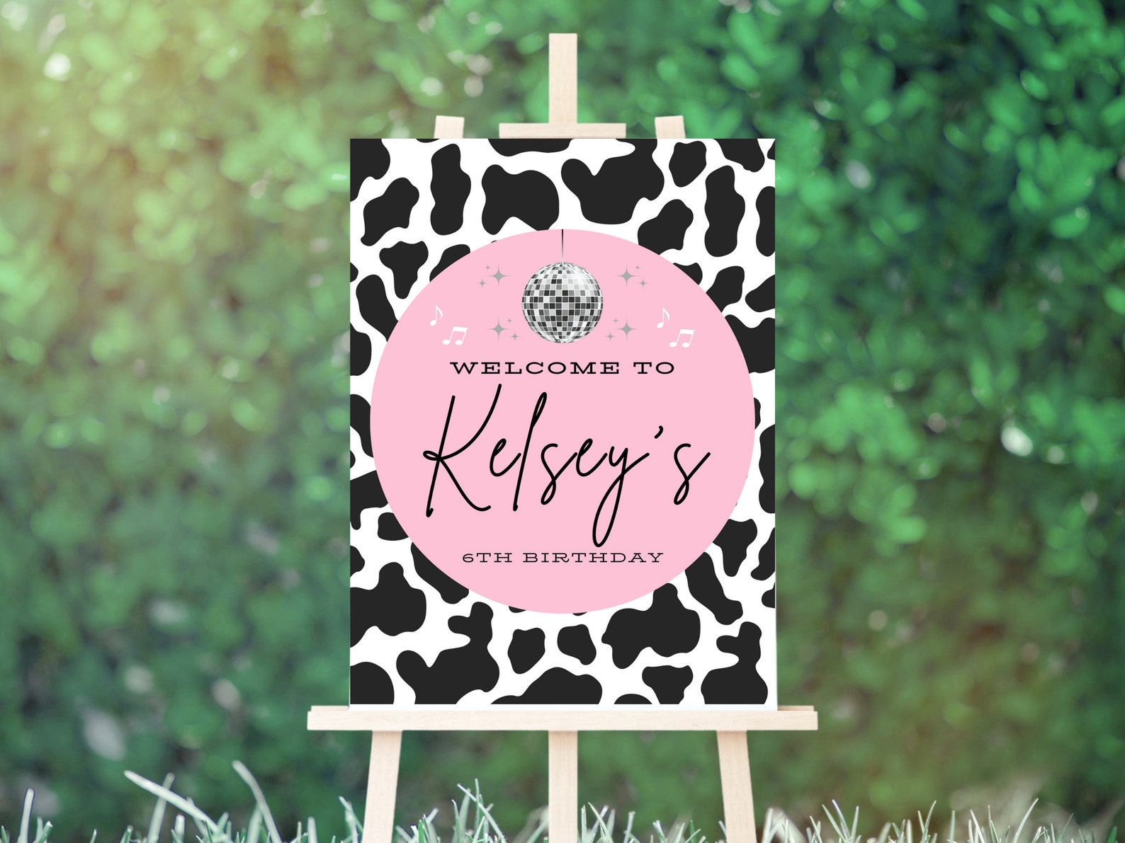 Disco Cowgirl Birthday Invitation Let's Go Girls Pink - Etsy