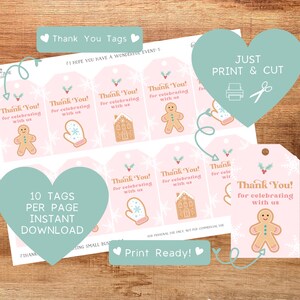 Gingerbread Thank You Tags | Oh Snap | Christmas Birthday | Oh What Fun ...