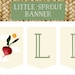 Little Sprout Banner Little Sprout Baby Shower Garden - Etsy