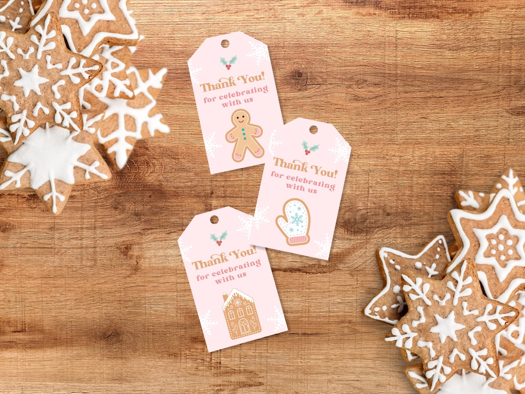 Gingerbread Thank You Tags | Oh Snap | Christmas Birthday | Oh What Fun ...