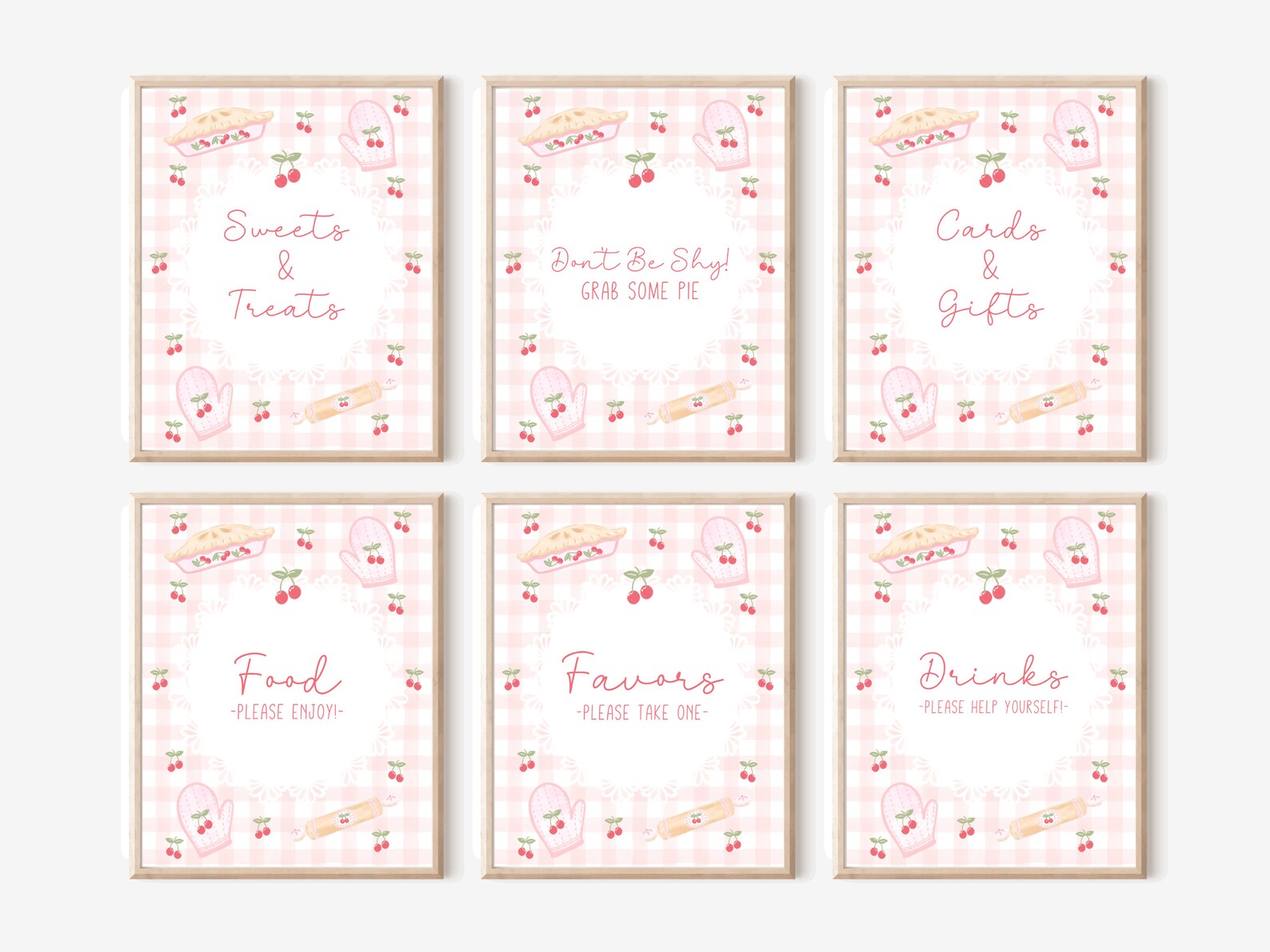 Cutie Pie Signs | Sweet as Pie | Gift Table Sign | Favors Sign | Drinks ...