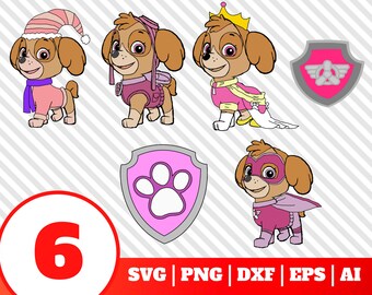 Paw patrol cut files | Etsy