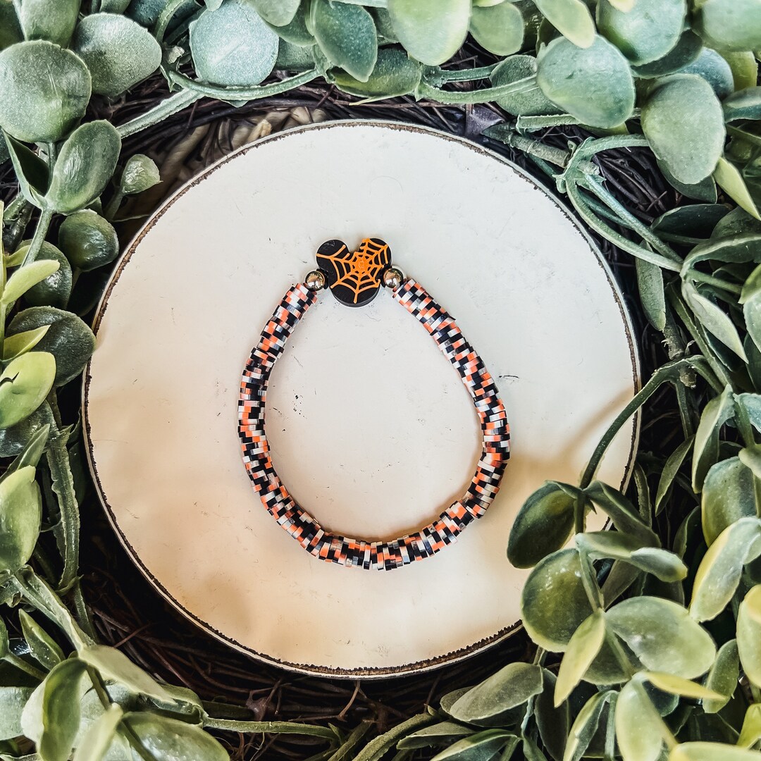 Mickey Spider Web Bracelet/halloween Bracelet/disney Inspired Bracelet ...