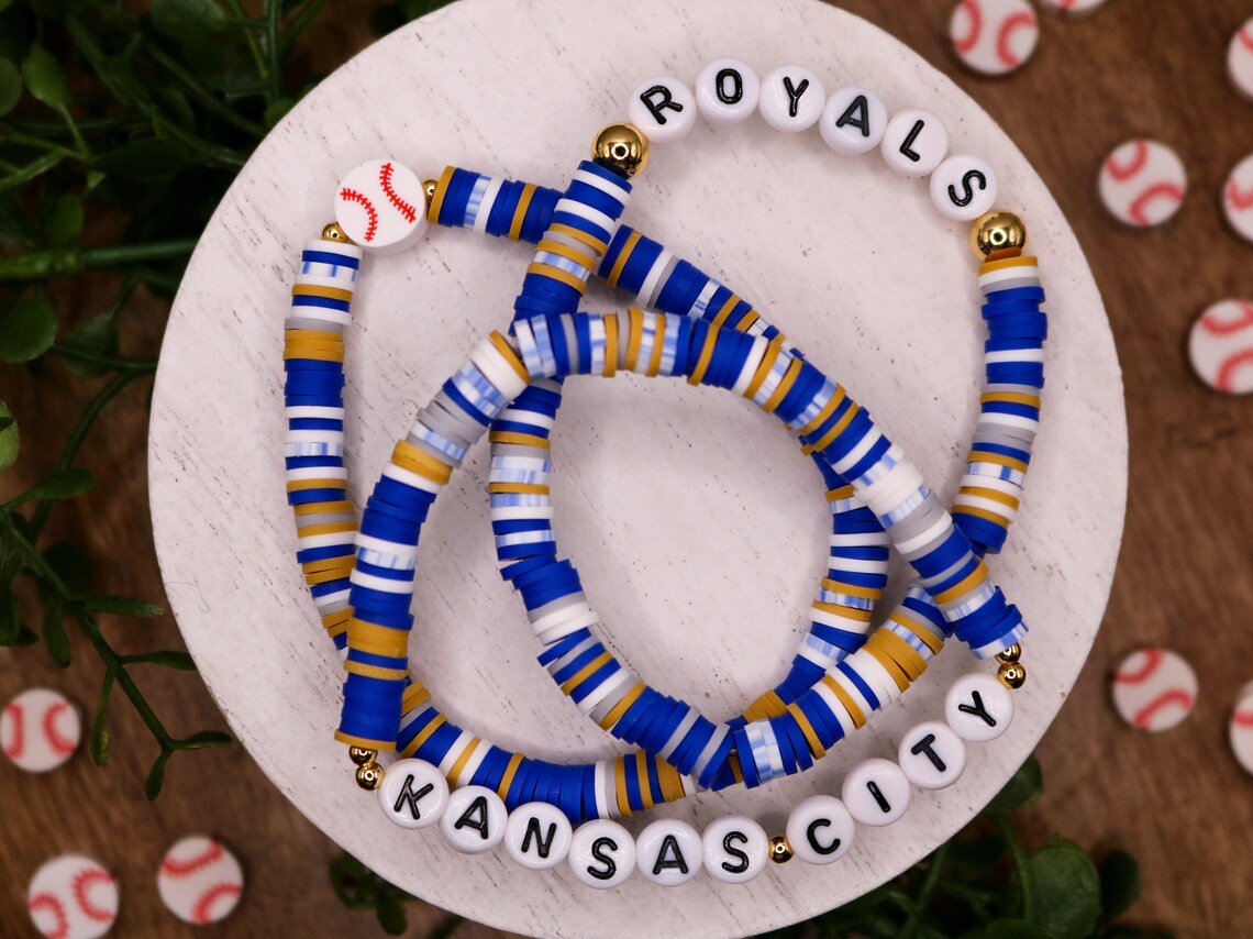 Royals Gameday Bracelets | Baseball Team | Team Bracelet | Baseball ...