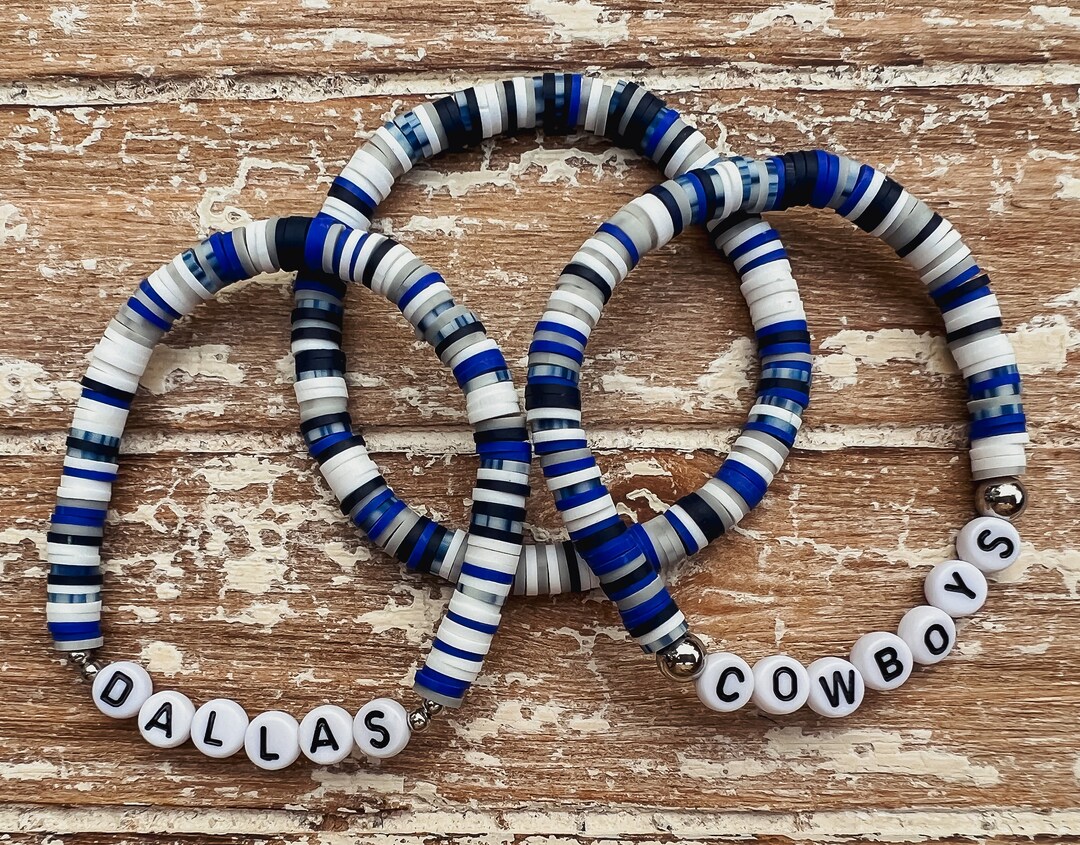 Cowboys Gameday Bracelets - Etsy