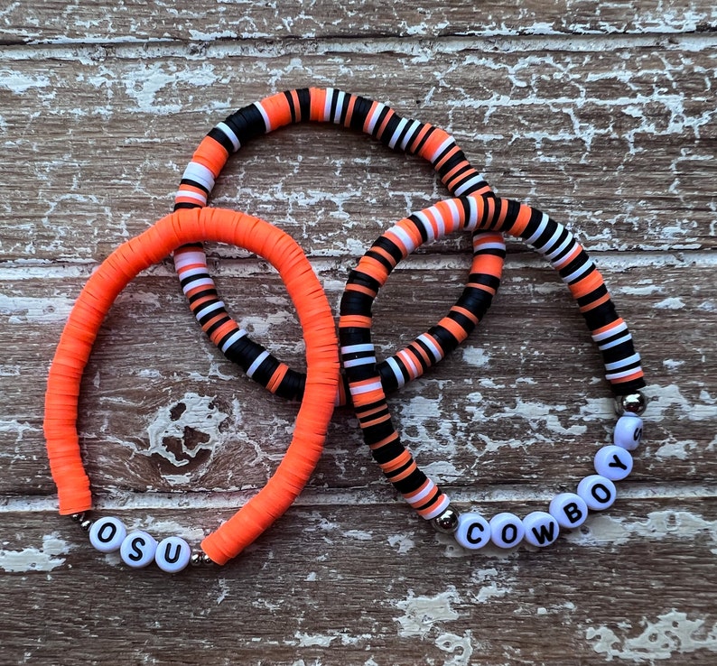 Pokes Gameday Bracelet Set | College Team, Handmade - Etsy