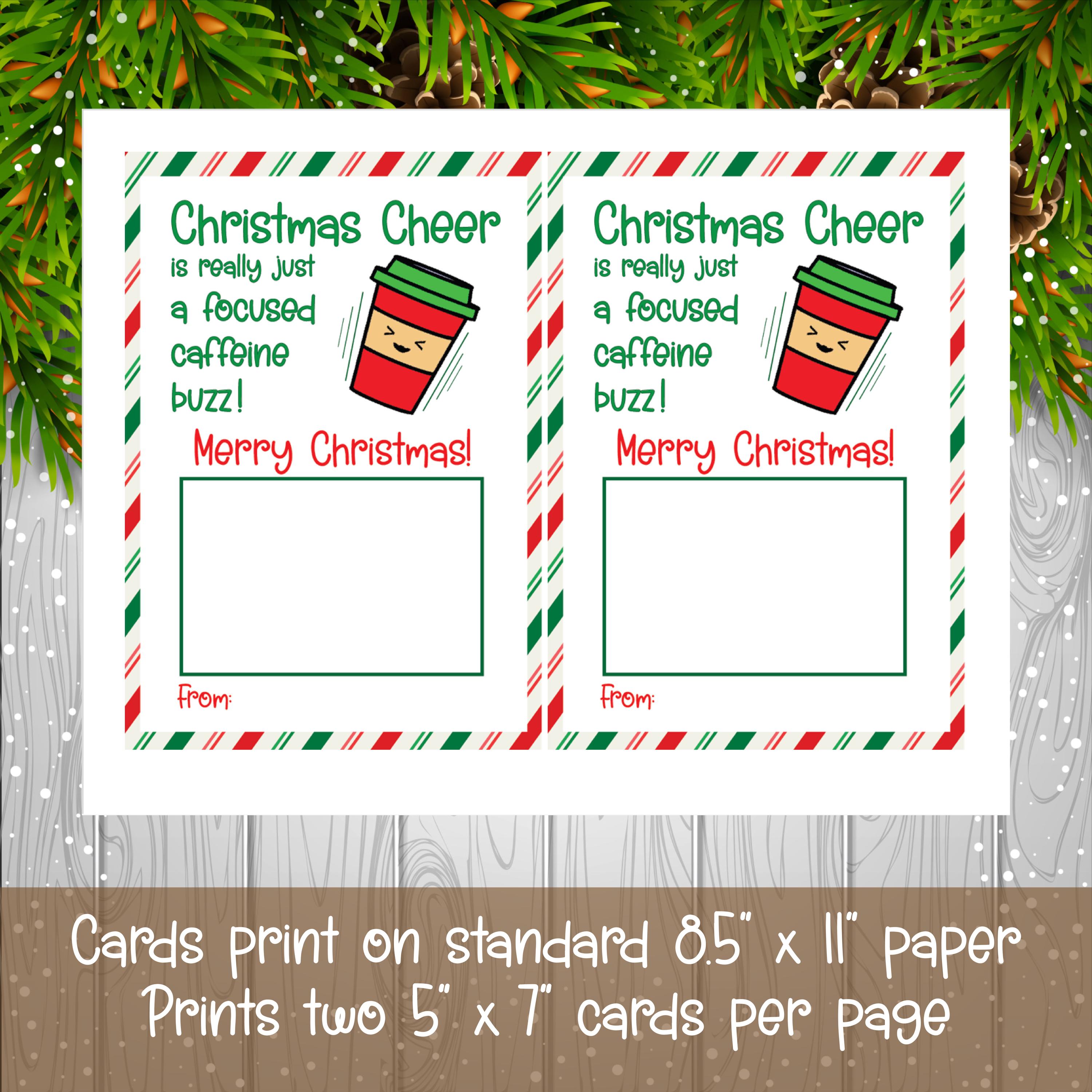 Christmas Coffee Gift Card Holder - Digital Download - PNG and ...