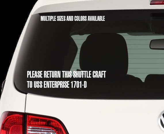 Personalized Star Trek Inspired LCARS Lettering Vinyl Sticker - Etsy
