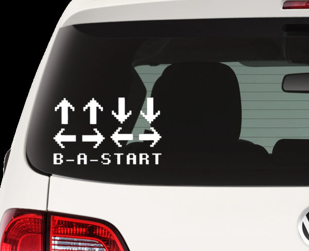 Konami / Nintendo Cheat Code Vinyl Sticker | Etsy