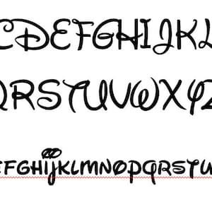 Personalized Disney Inspired Font Vinyl Sticker / Decal / Label - Etsy