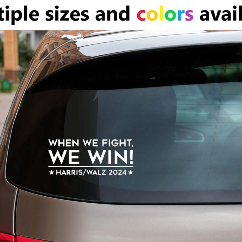 We Fight Sticker - Etsy