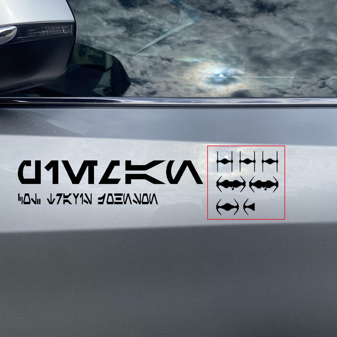 Personalized Star Wars Inspired Tick Mark - Kill Count Sticker / Decal ...