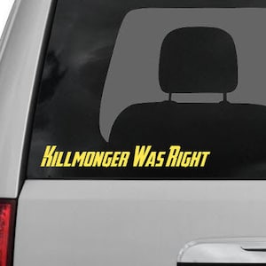 Killmonger Was Right Vinyl Sticker / Decal / Labe - Etsy