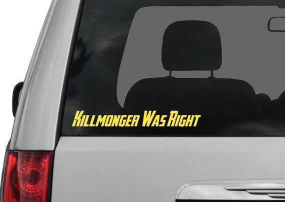 Killmonger Was Right Vinyl Sticker / Decal / Labe | Etsy