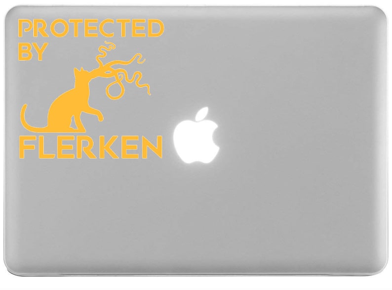 Protected by Flerken Captain Marvel Decal / Sticker - Etsy