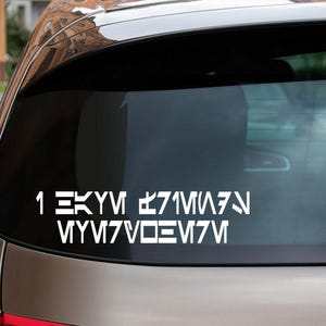 I Have Friends Everywhere Aurebesh-vinylsticker/-sticker - Etsy Nederland