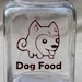Dog Food Decal / Sticker / Label - Etsy