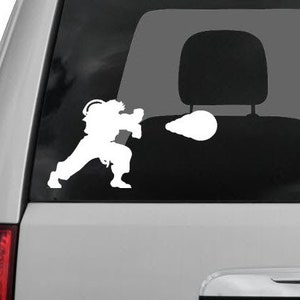 Street Fighter Ryu Hadouken Decal / Sticker / Label - Etsy