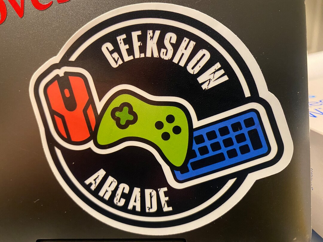 Geekshow Arcade Vinyl Sticker - Etsy