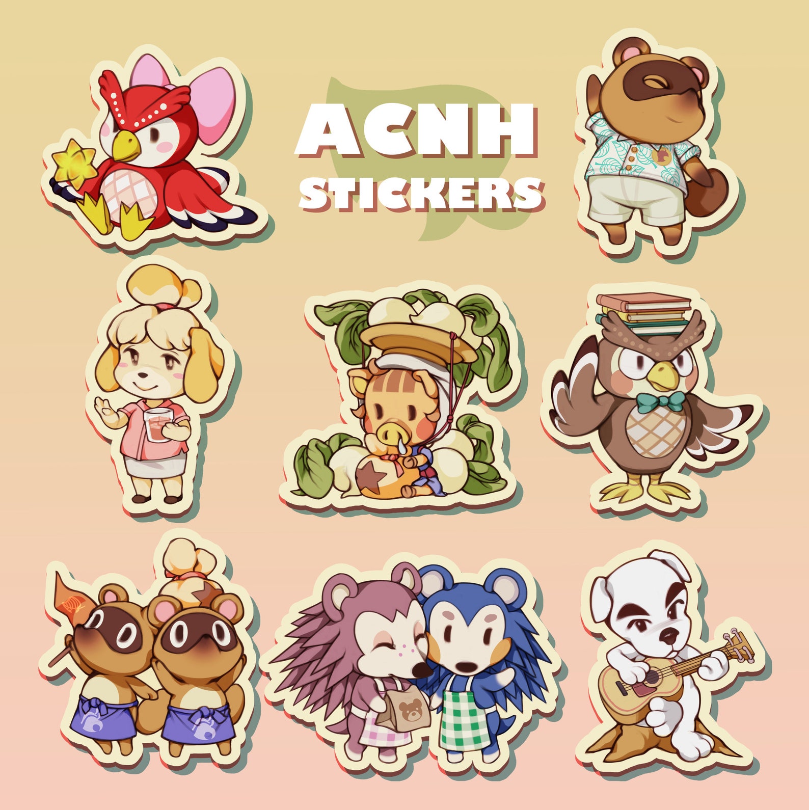Animal Crossing Stickers | Etsy