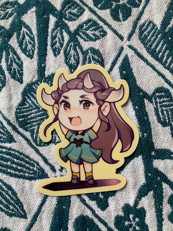 Chibi Ox Sticker | Etsy