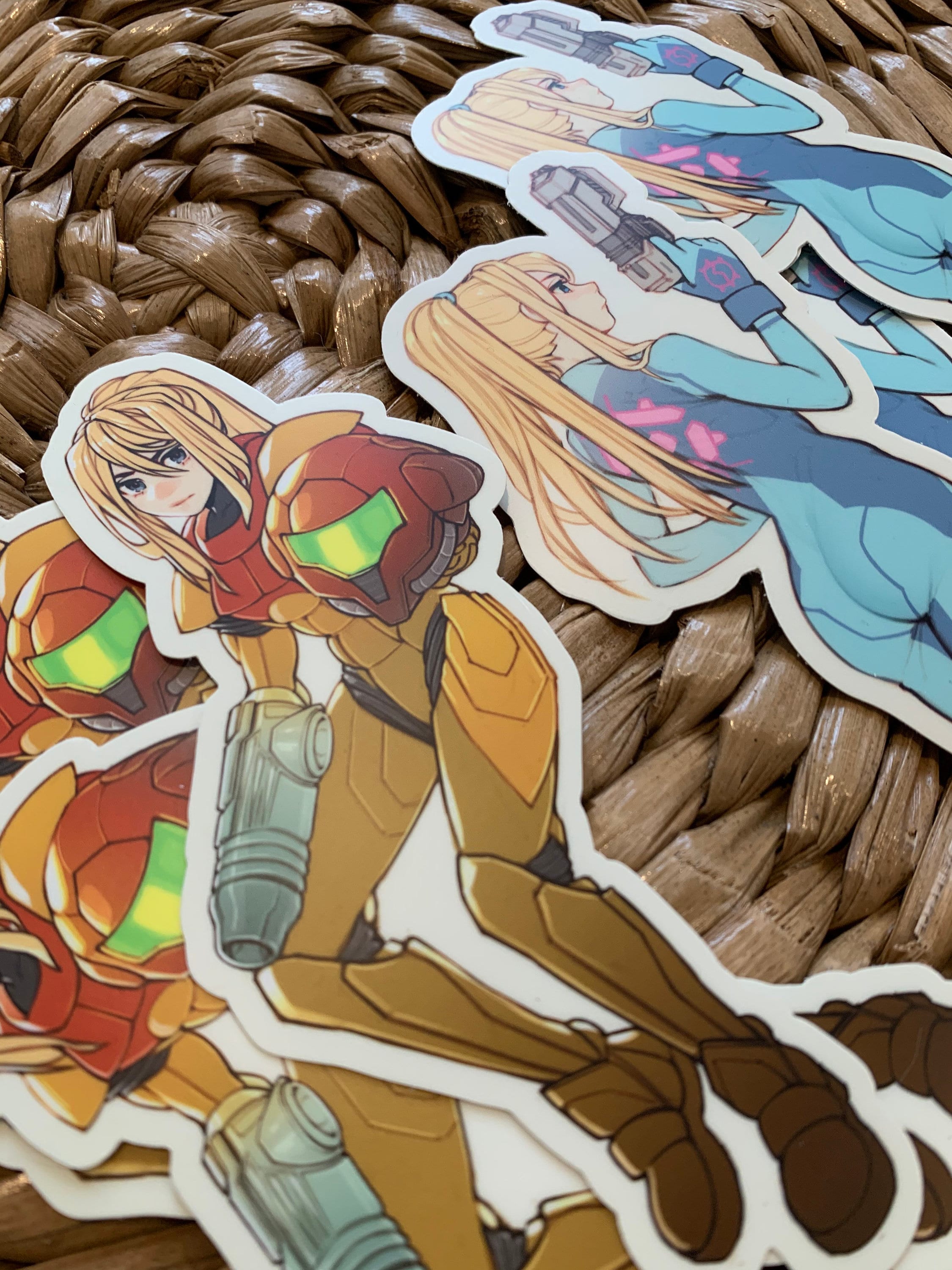 Samus Metroid stickers | Etsy
