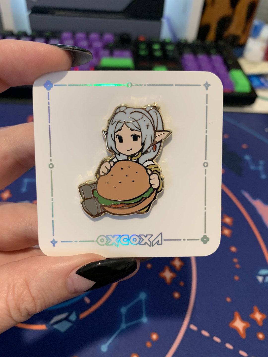 Frieren Burger Enamel Pin - Etsy