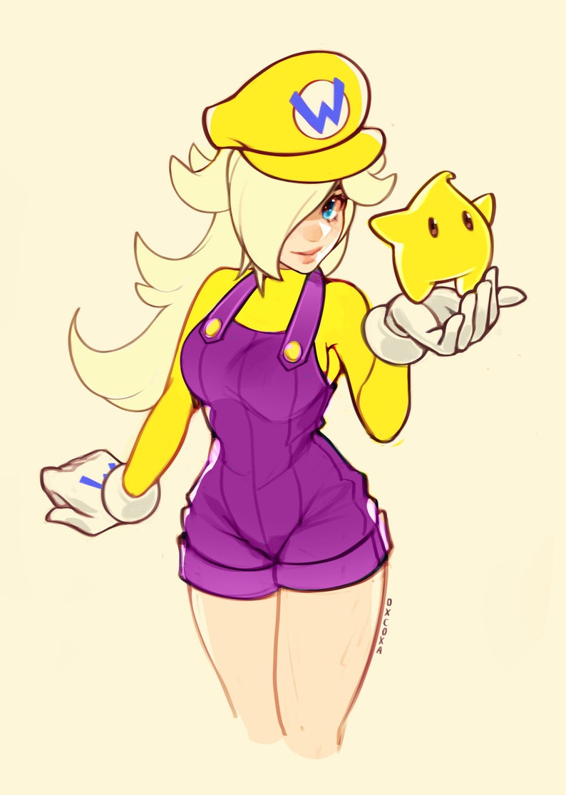 Peach Daisy And Rosalina In Mario Luigi And Warios Etsy