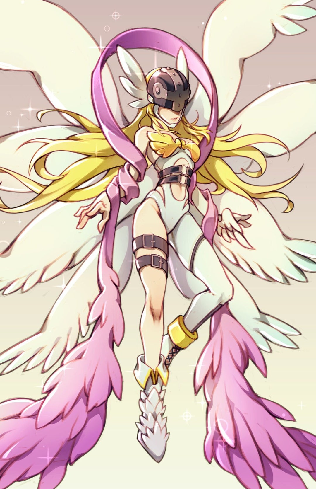 Angewomon — Foil Print - Etsy