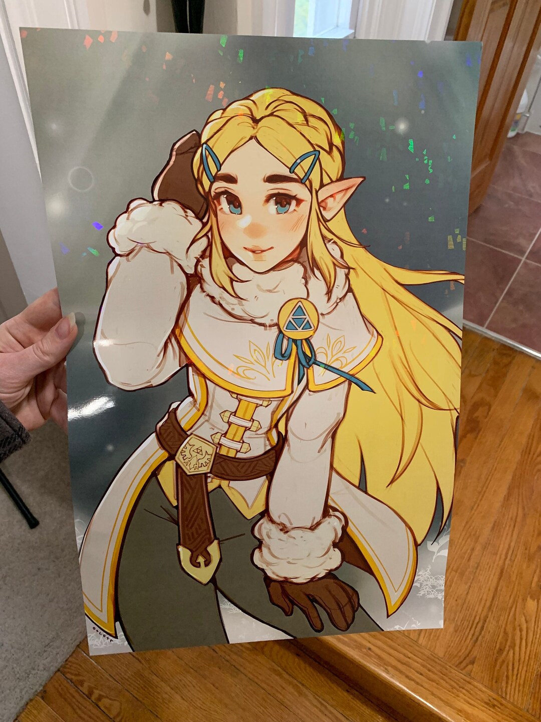 Winter Zelda — Foil Print - Etsy